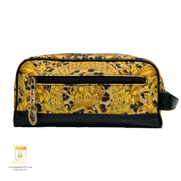Versace | Bags | Vintage Gianni Versace Sunburst Cosmetic Bag | Poshmark